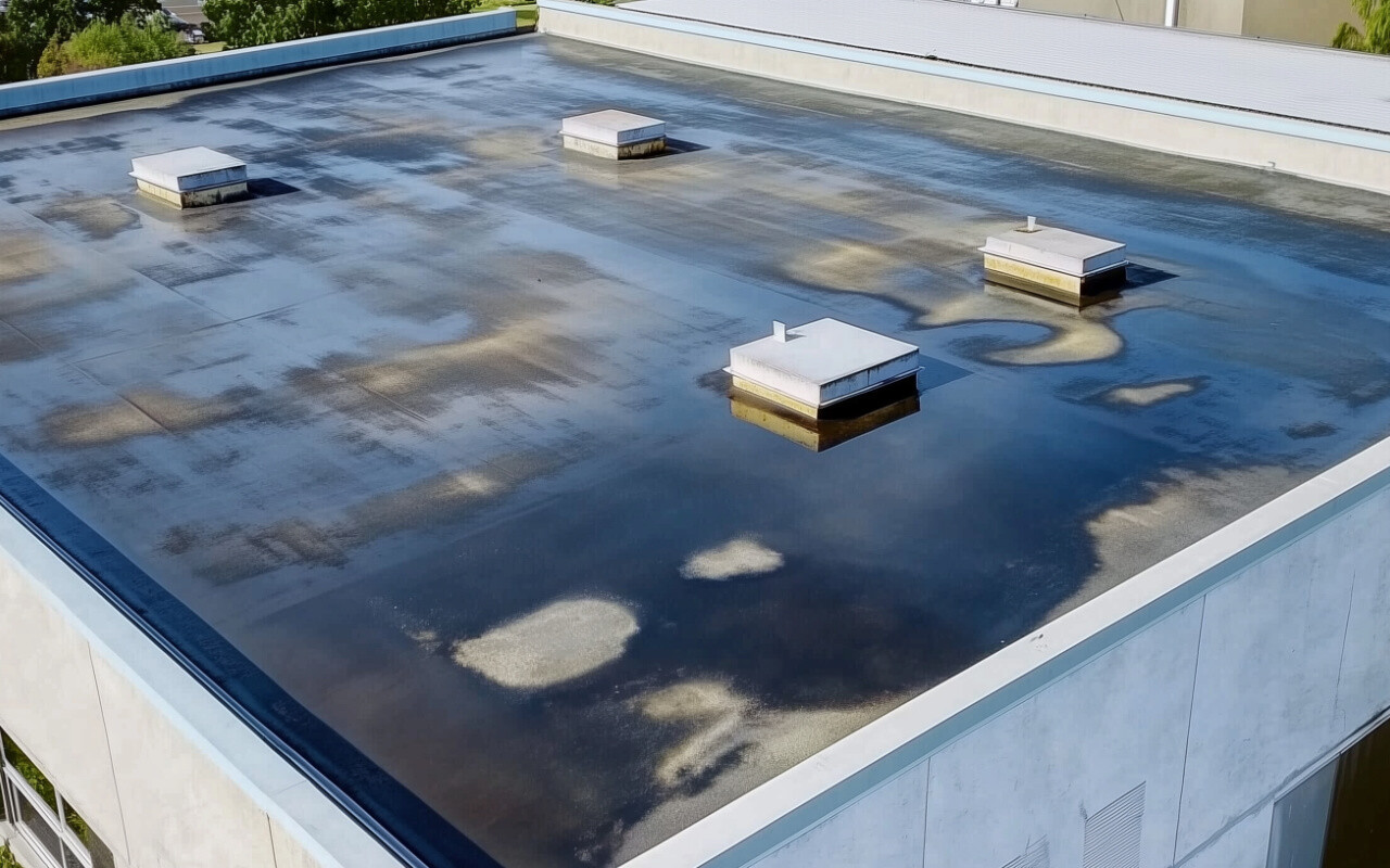 How To Fix A Low Spot On A Flat Roof